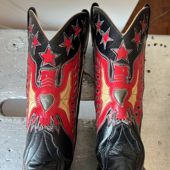 Larry Mahan | Shoes | Vintage Cowboy Cowgirl Western Larry Mahan Boots ...